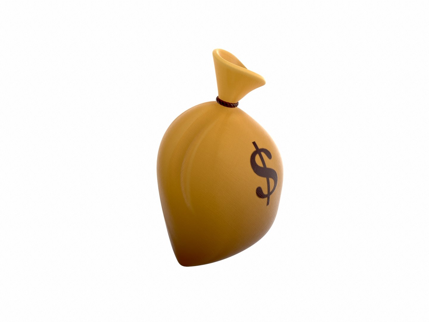 3D Money Bag Model - TurboSquid 1472686