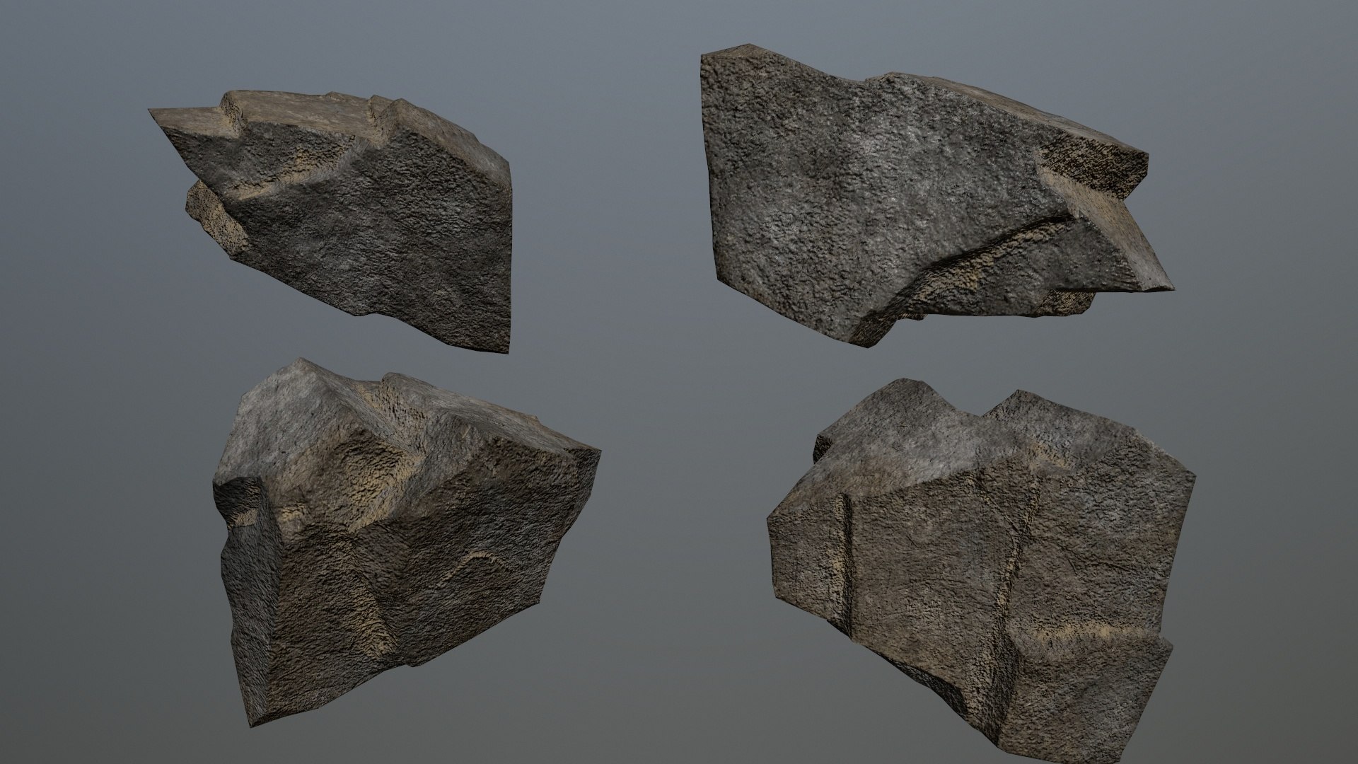 Rock Set 4 model - TurboSquid 2025868