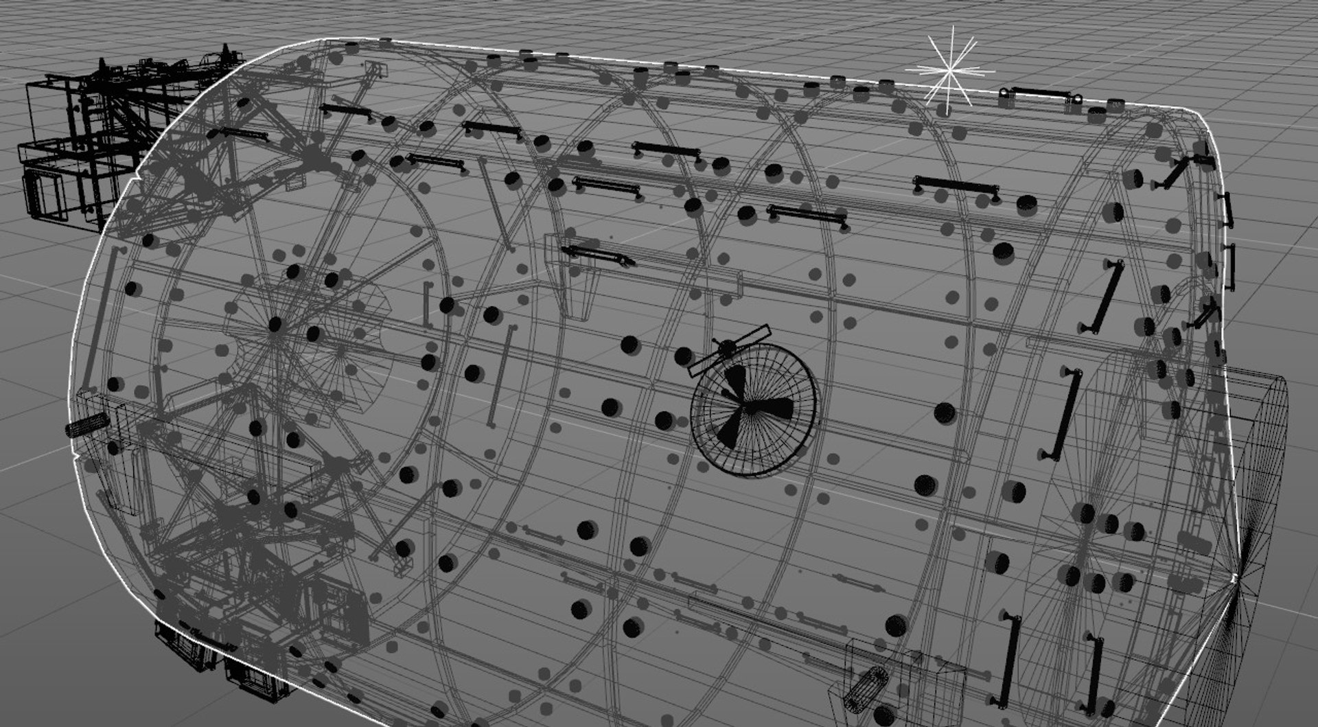 3d iss module columbus