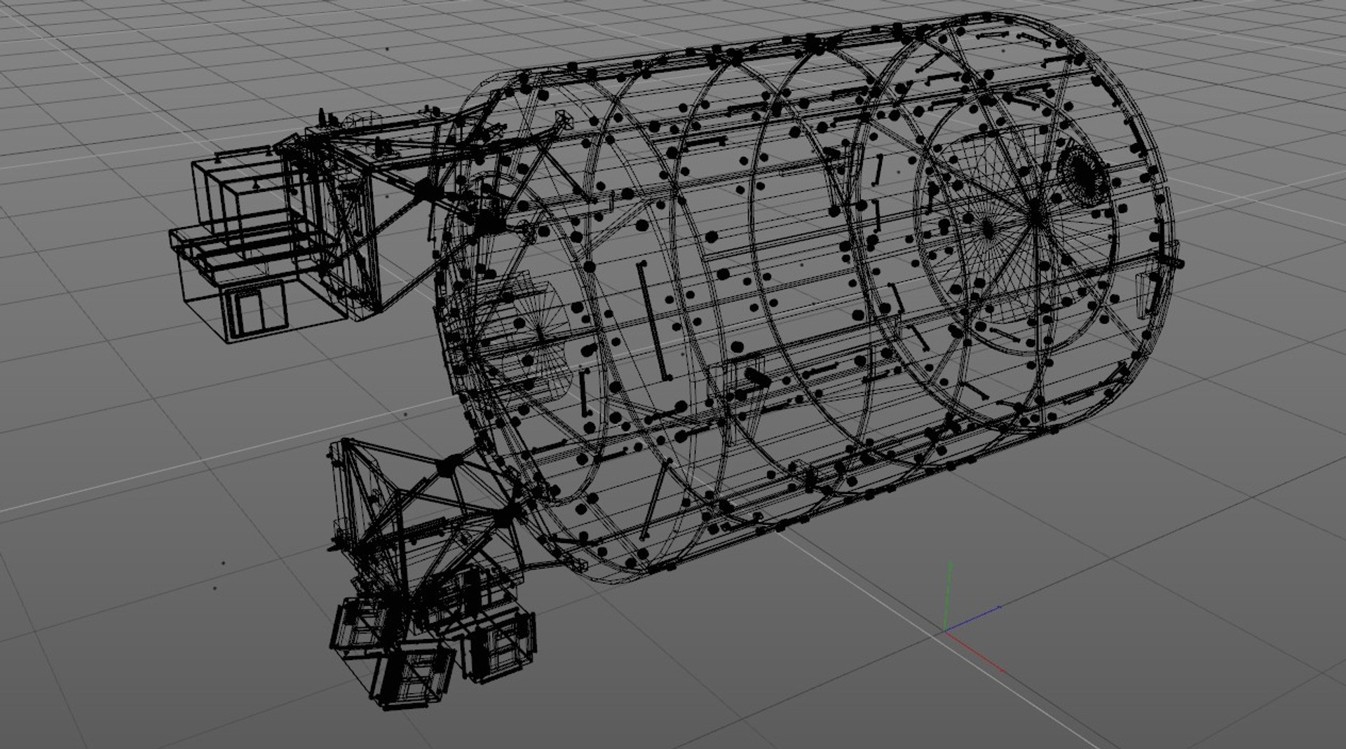 3d Iss Module Columbus