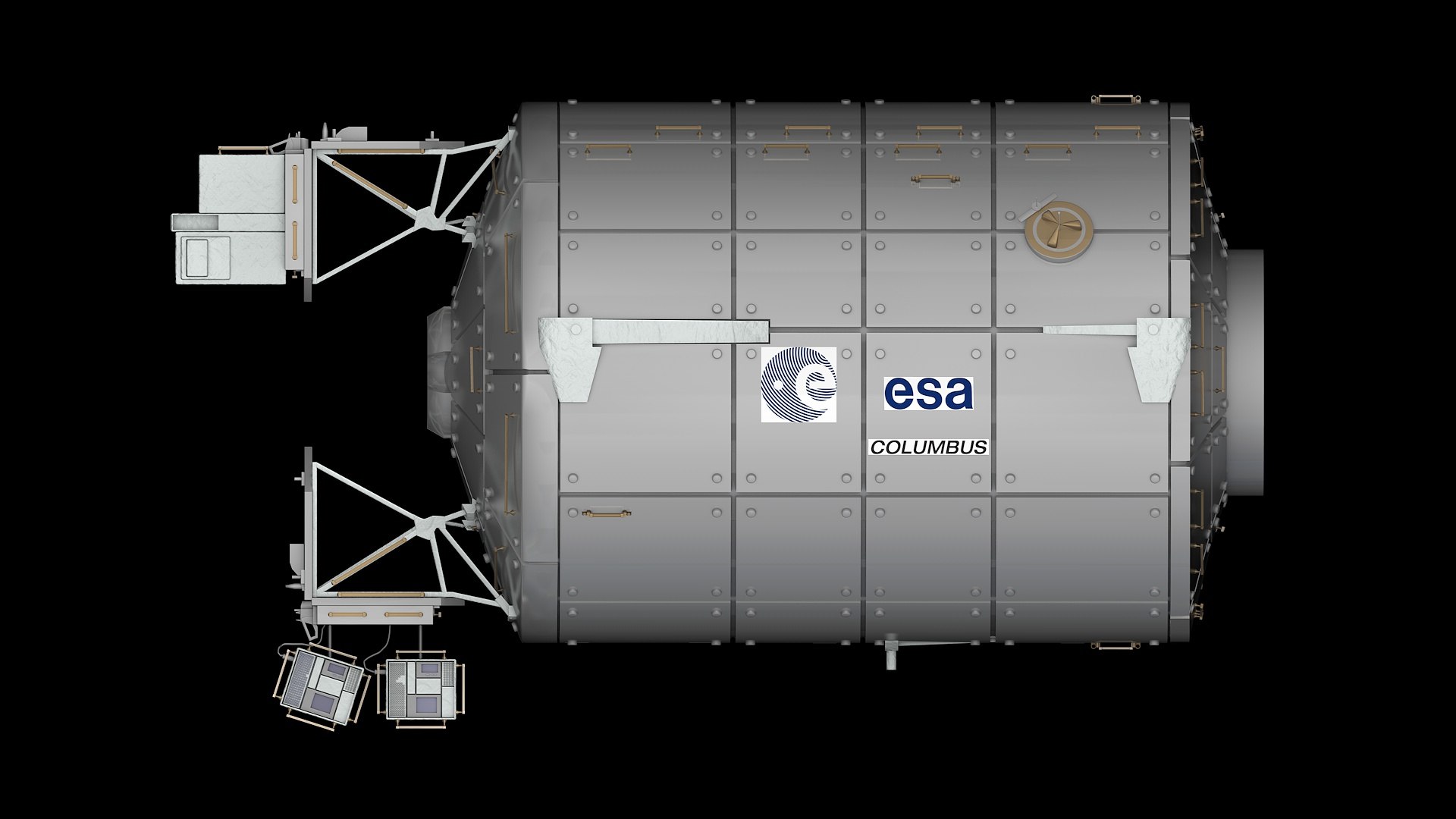 3d iss module columbus