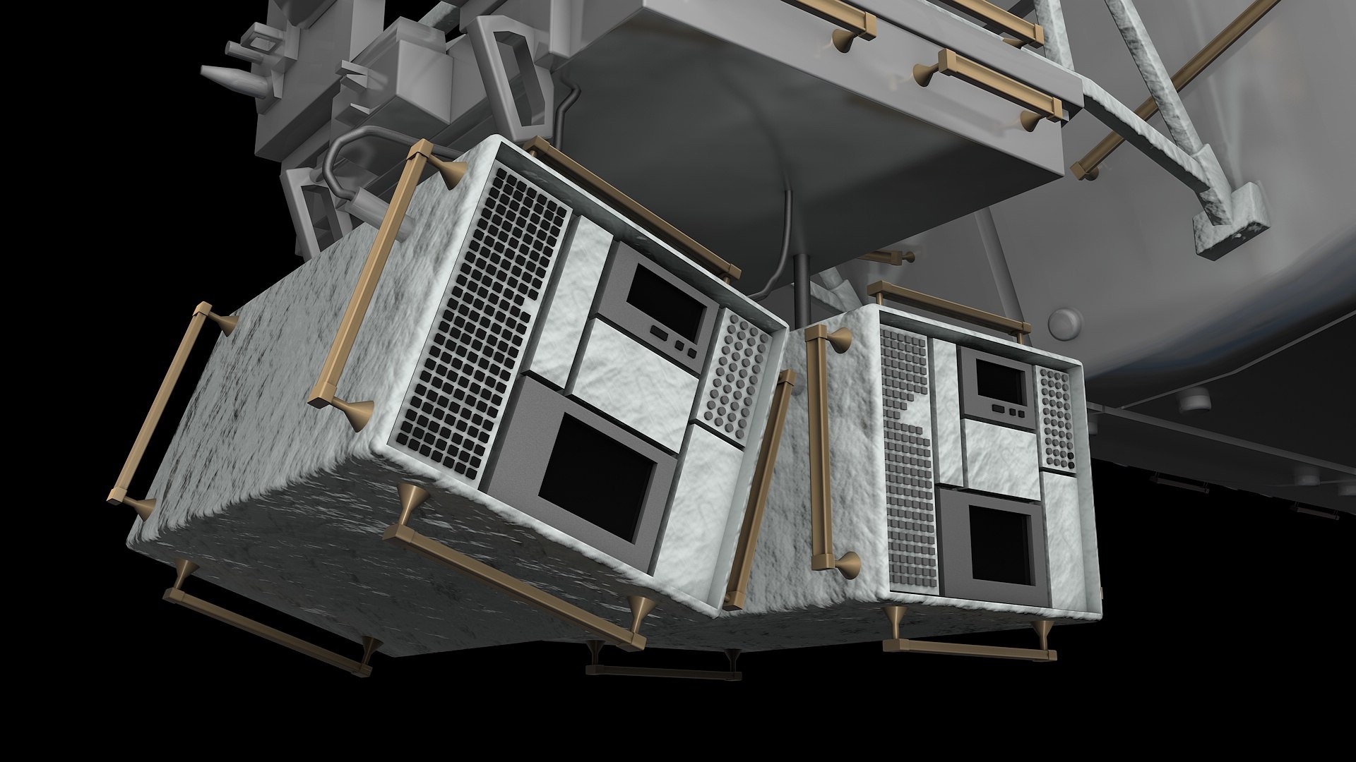 3d iss module columbus