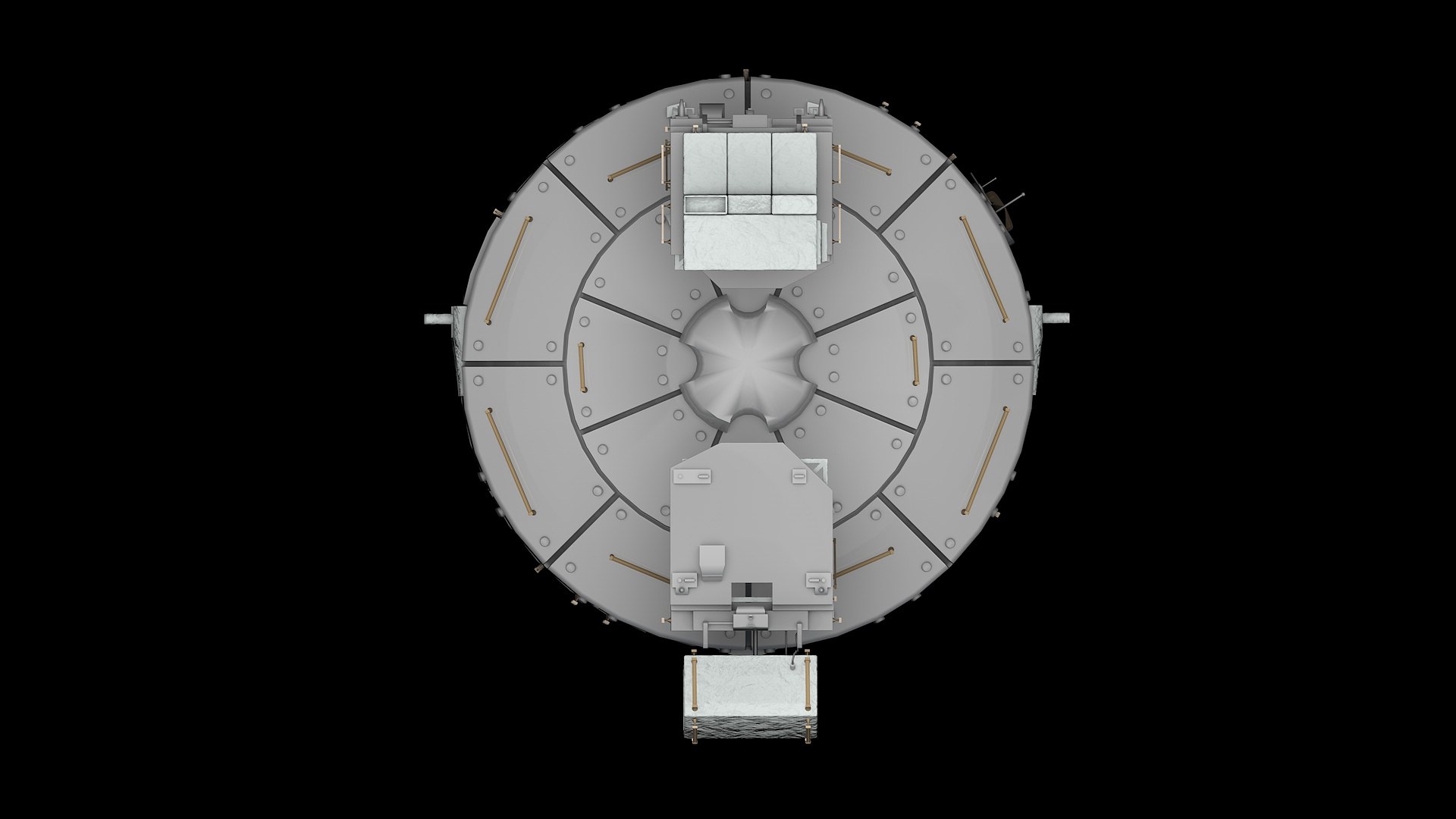 3d iss module columbus