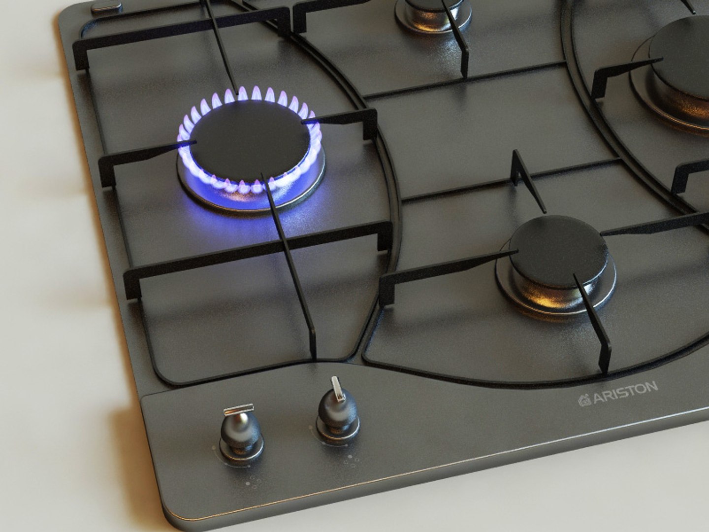 3d Model Gas Cooktop