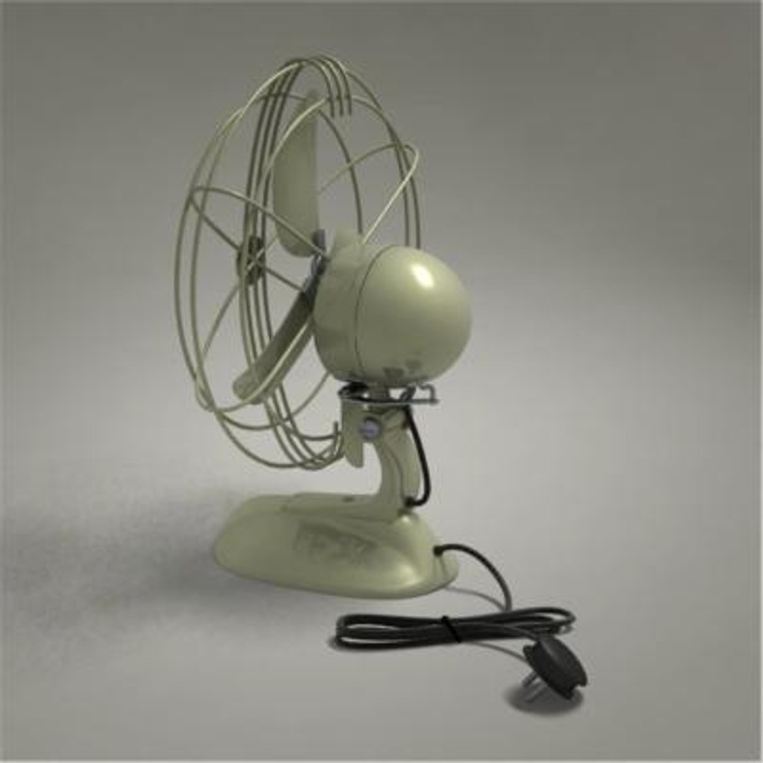 3d Model Table Fan