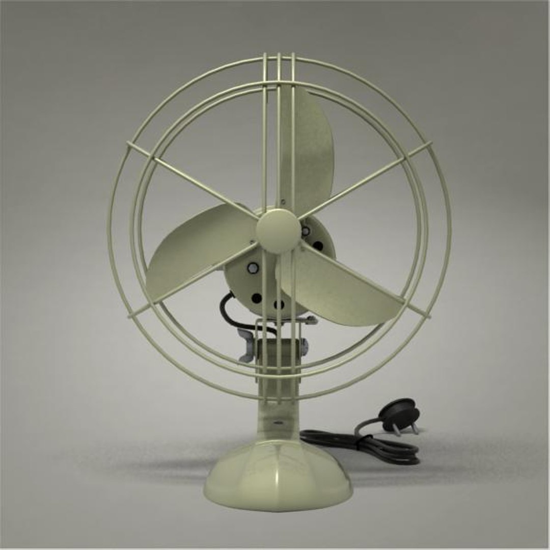3d Model Table Fan