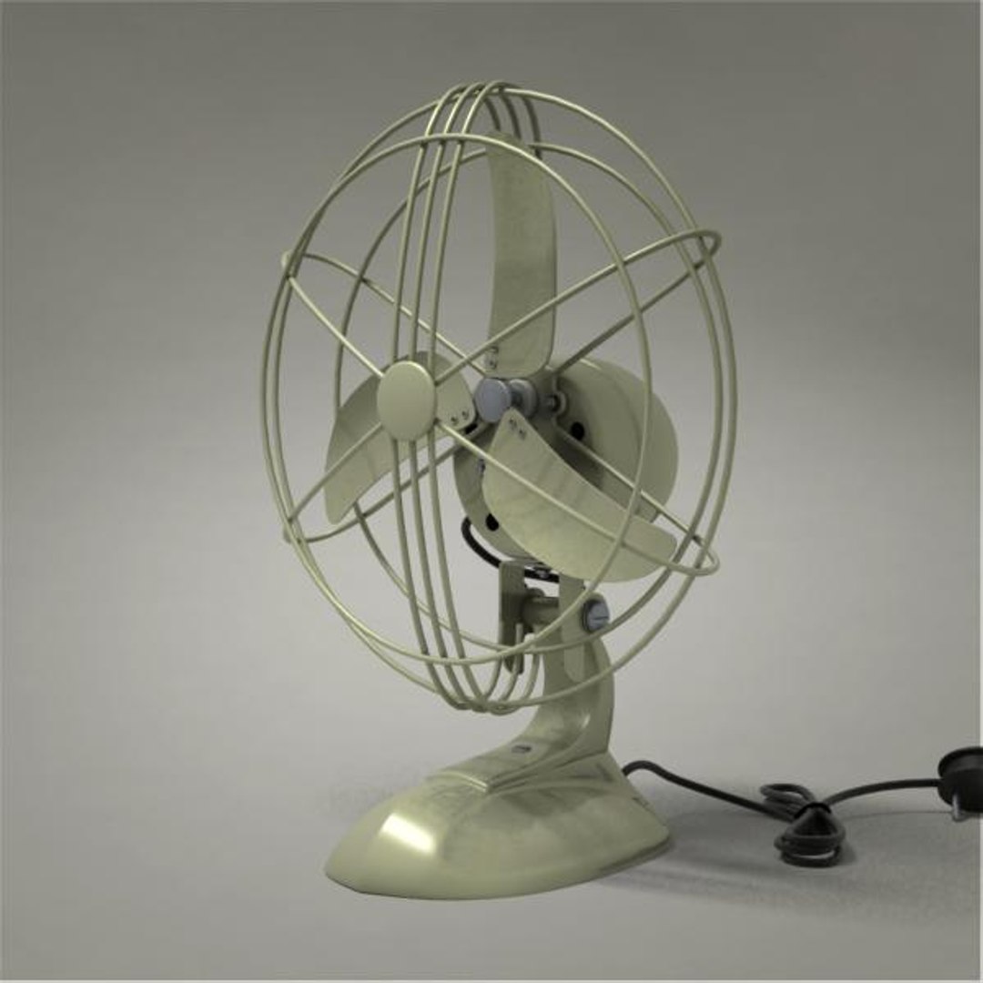 3d Model Table Fan