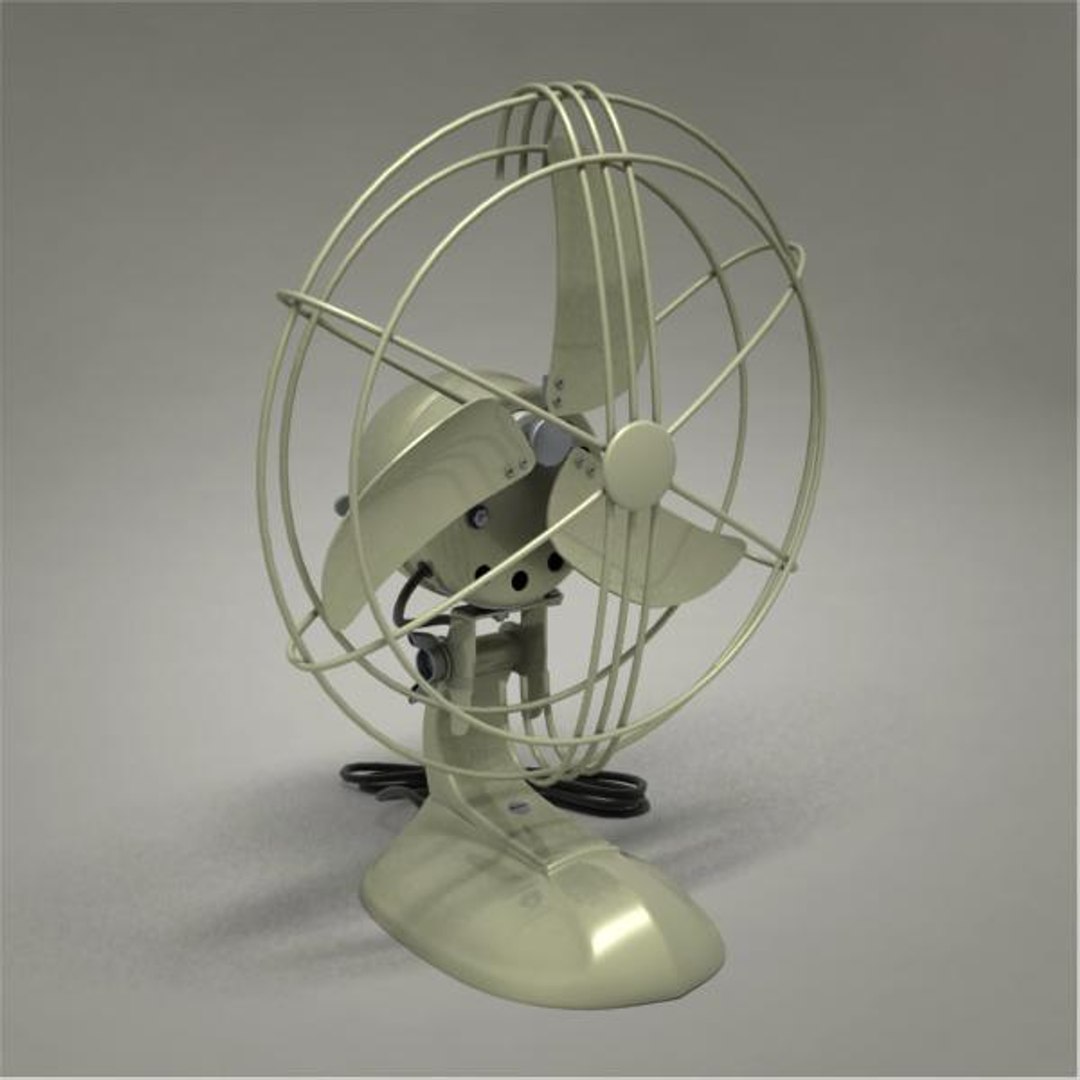 3d Model Table Fan