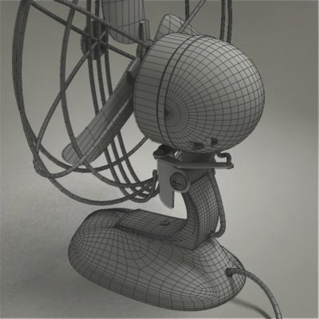 3d Model Table Fan