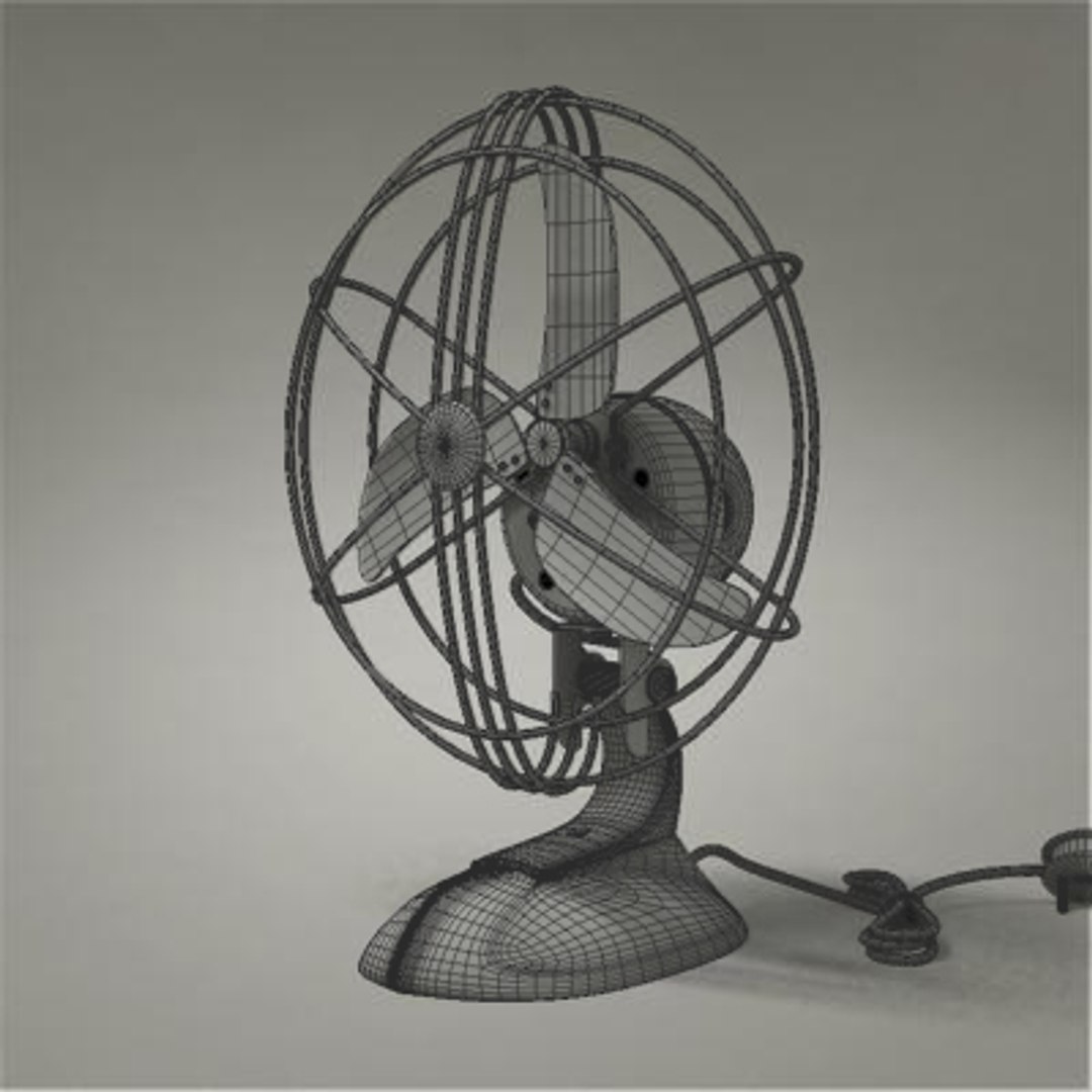 3d Model Table Fan