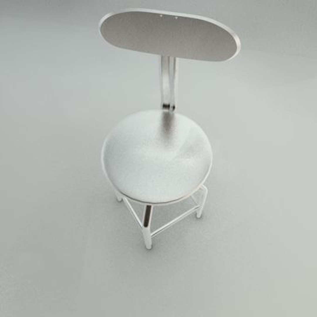 3d Model Iron Stool
