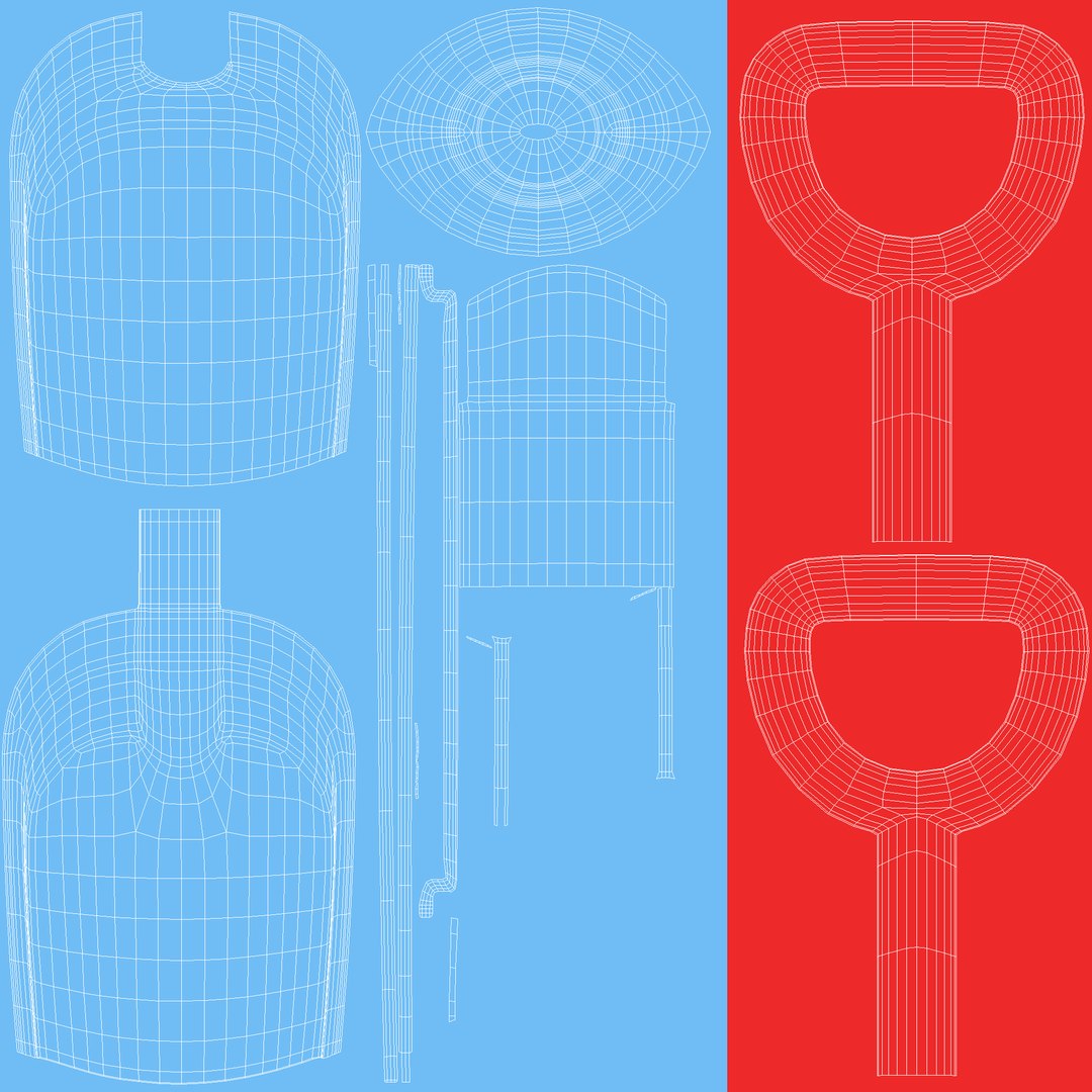 Detailed Sand Shovel Toy 3D Model - TurboSquid 2069909