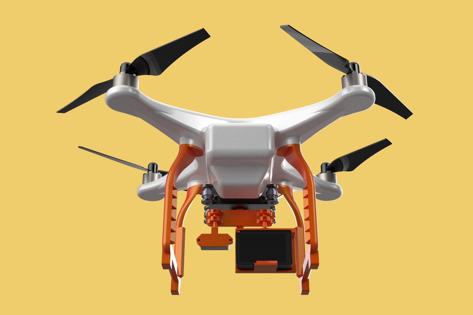 UAV LIDAR DRONE QUADCOPTER SCANNER SURVEYING EXPLORING MAPPING Model ...