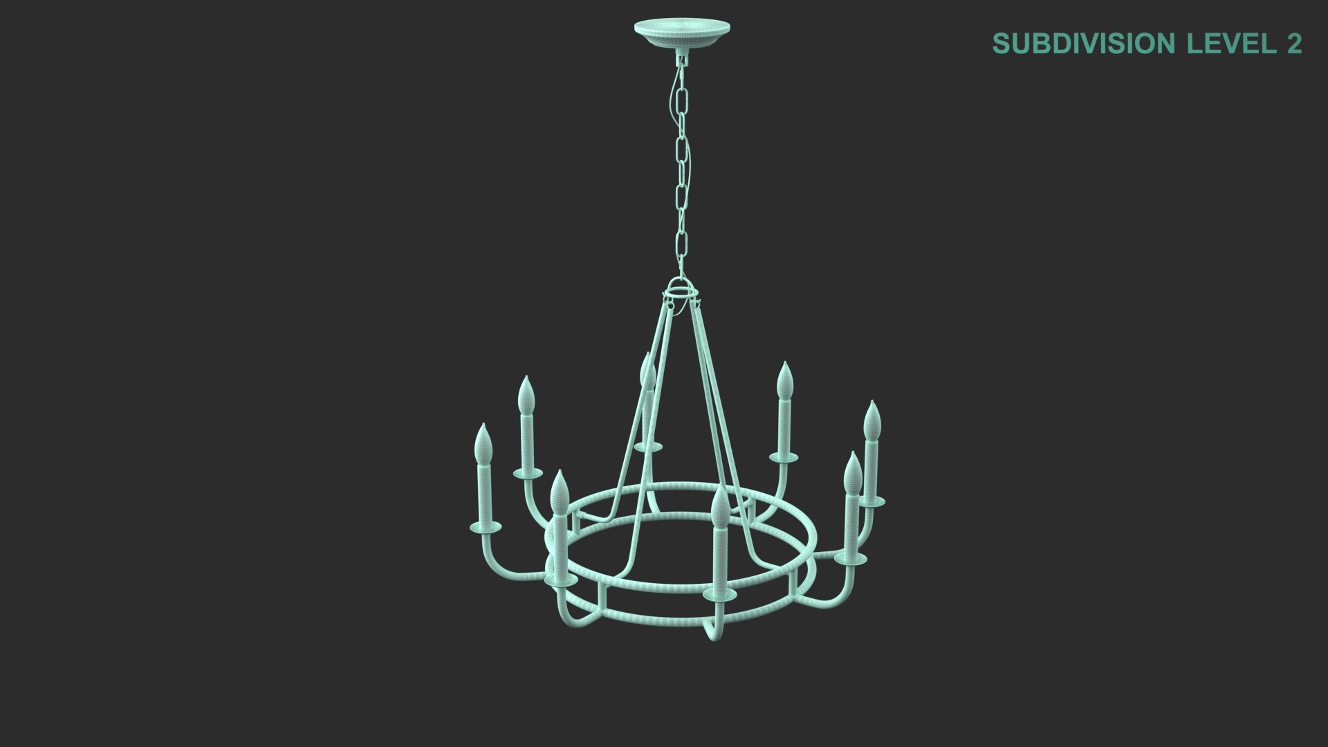 3D Chandelier - TurboSquid 2001091