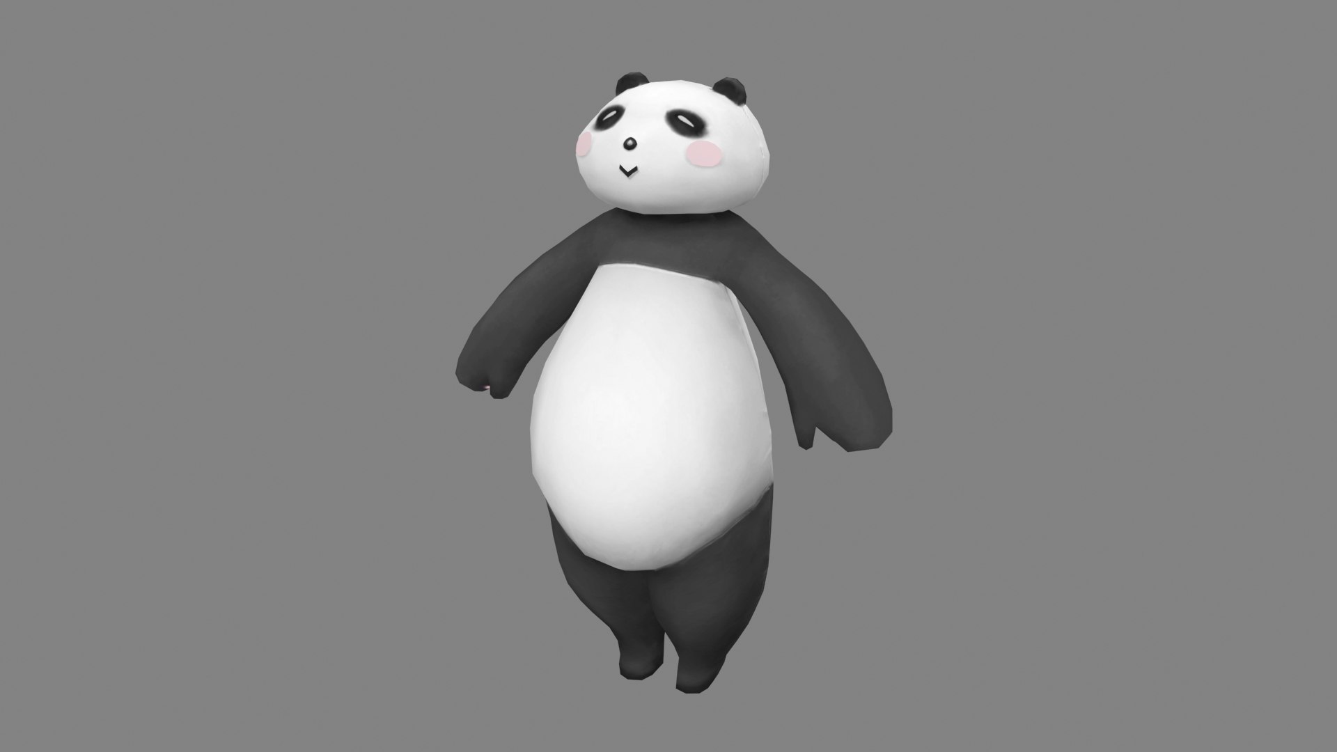 Cartoon Panda Costume - Doll 3D Model - TurboSquid 2107539