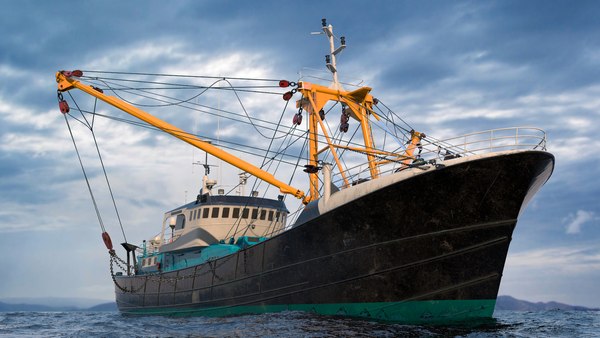 Trawler boat troller 3D model - TurboSquid 1625218