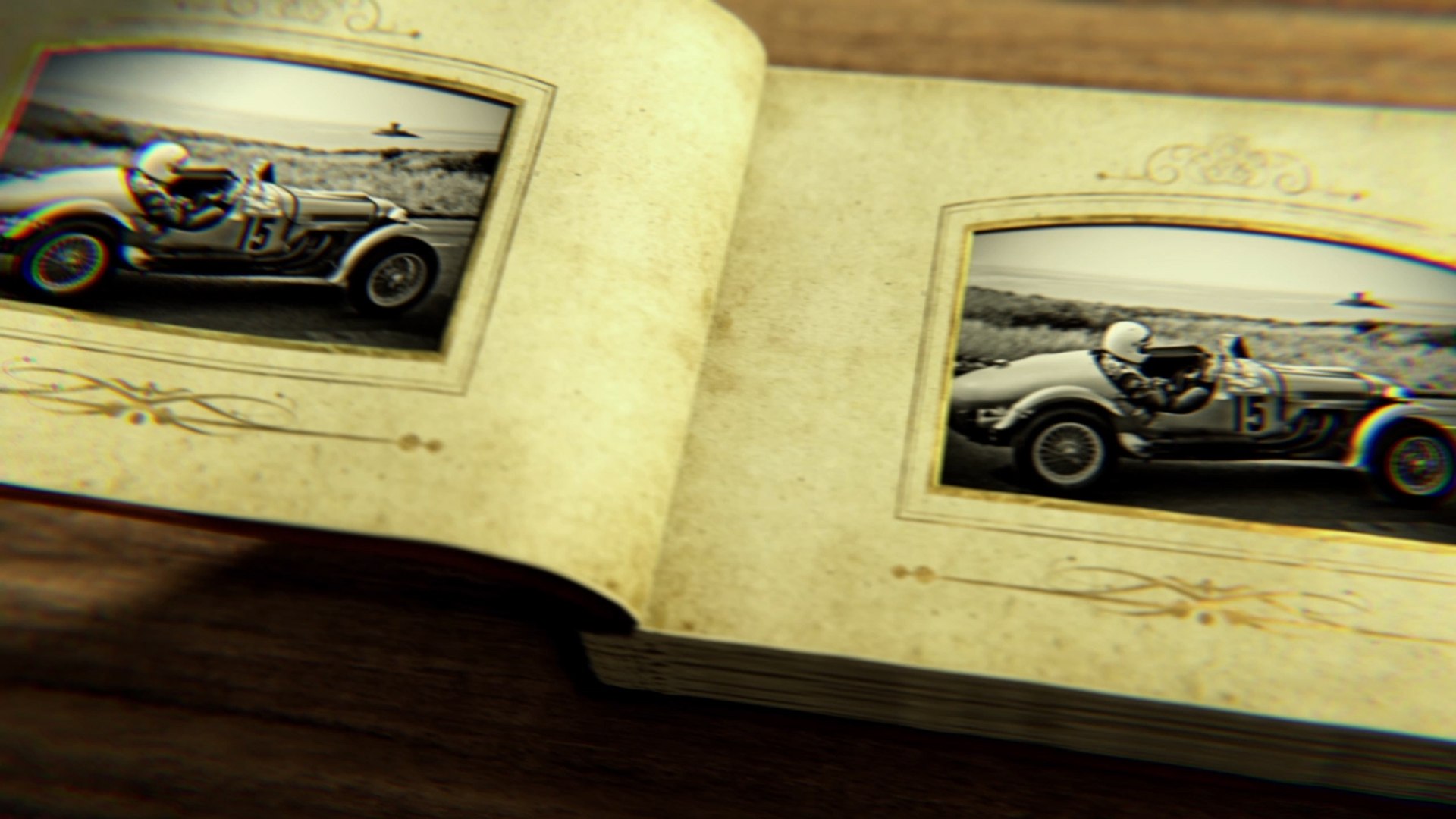 3d photoalbum camera animation model