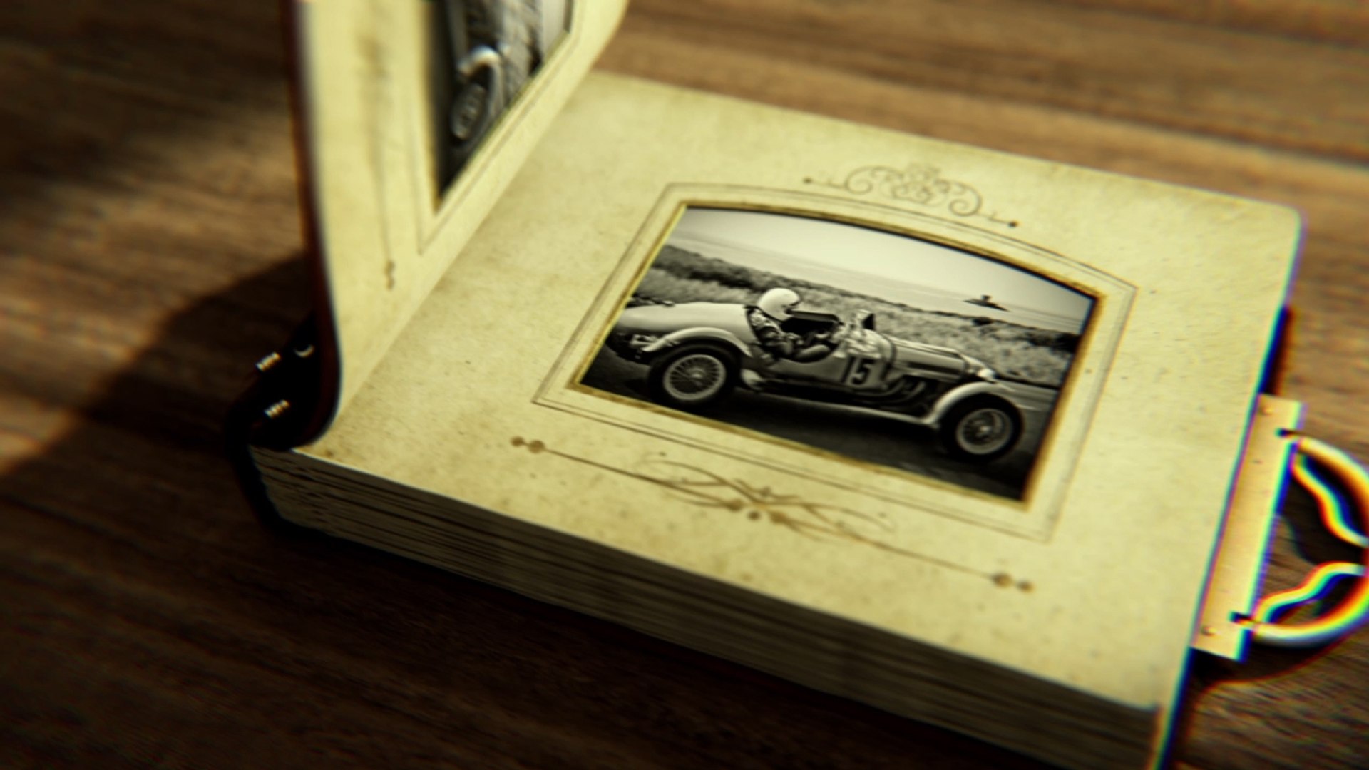 3d photoalbum camera animation model