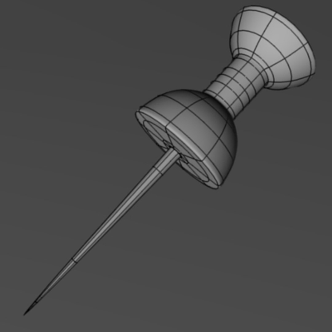 3d pin paperpin model