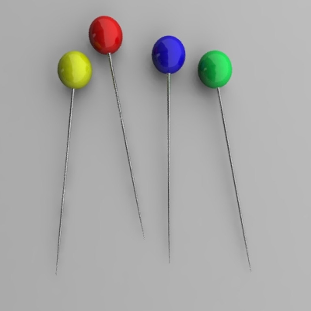 3d pin paperpin model