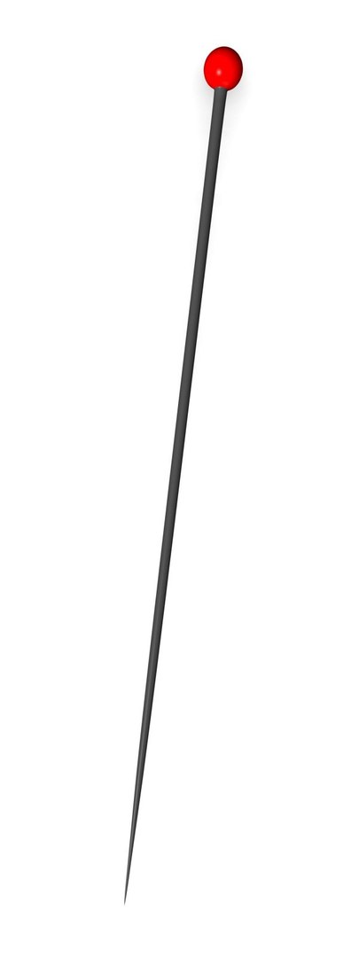 3d pin paperpin model