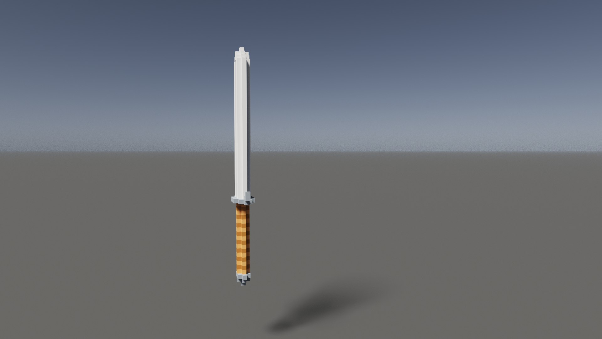 3D Model Sword Voxel - TurboSquid 1847524
