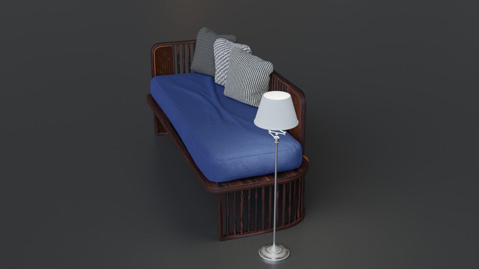 3D Model Indochine Sofa - TurboSquid 1794579