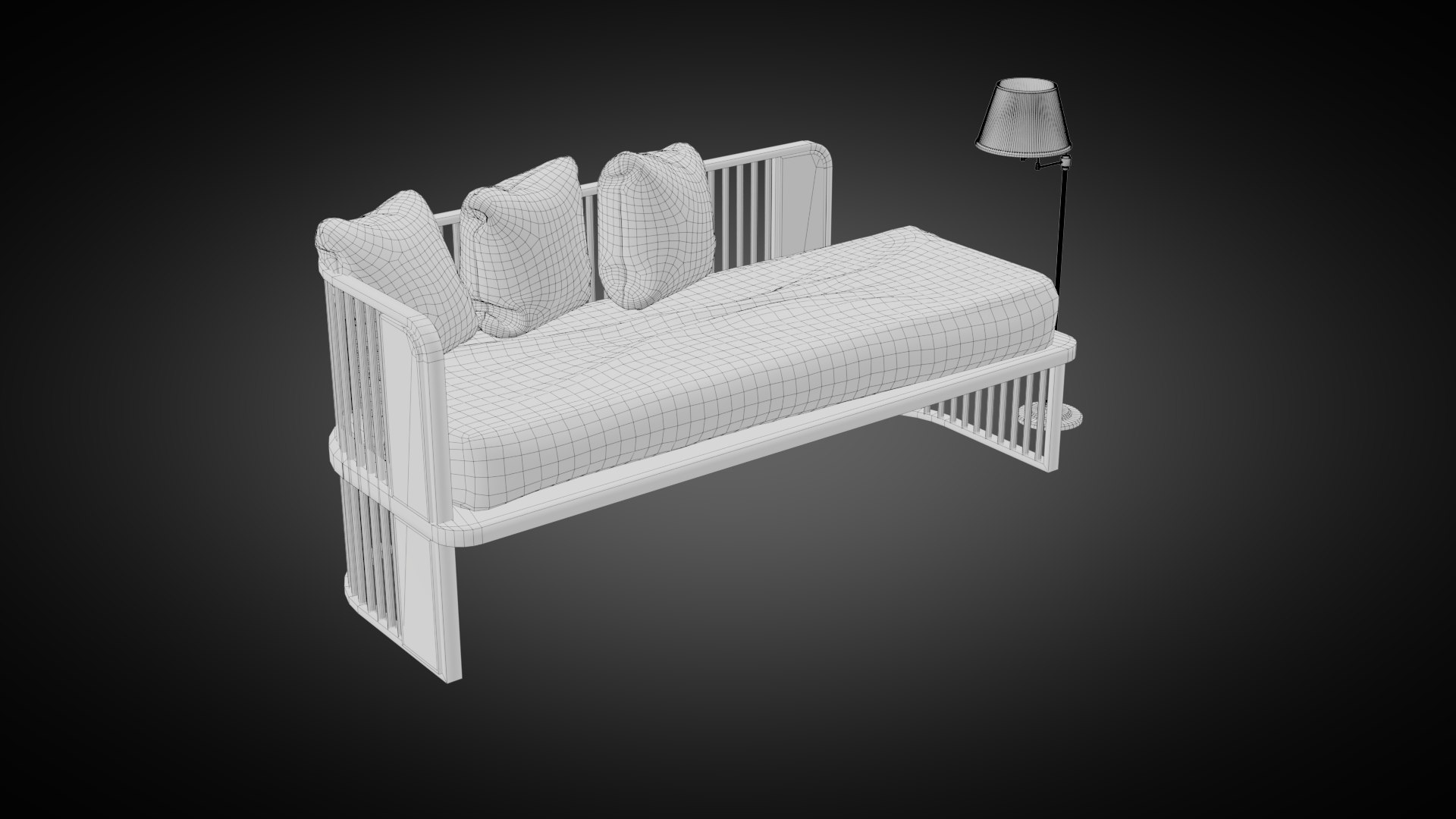 3D Model Indochine Sofa - TurboSquid 1794579