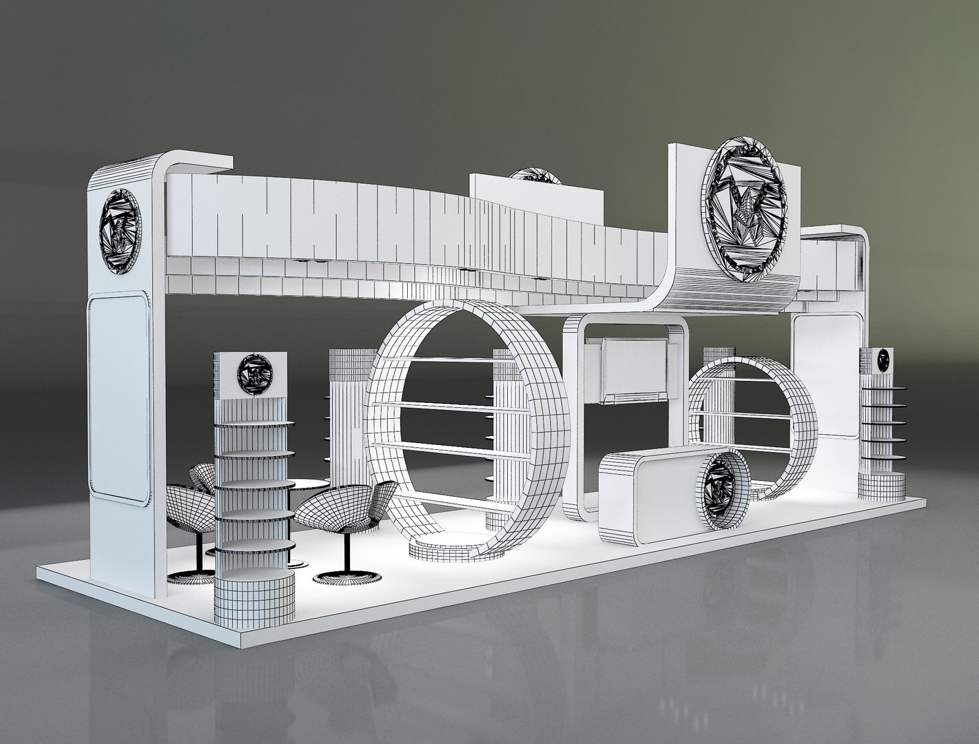 3D Booth Exhibition Stand A 625c Model - TurboSquid 2119846
