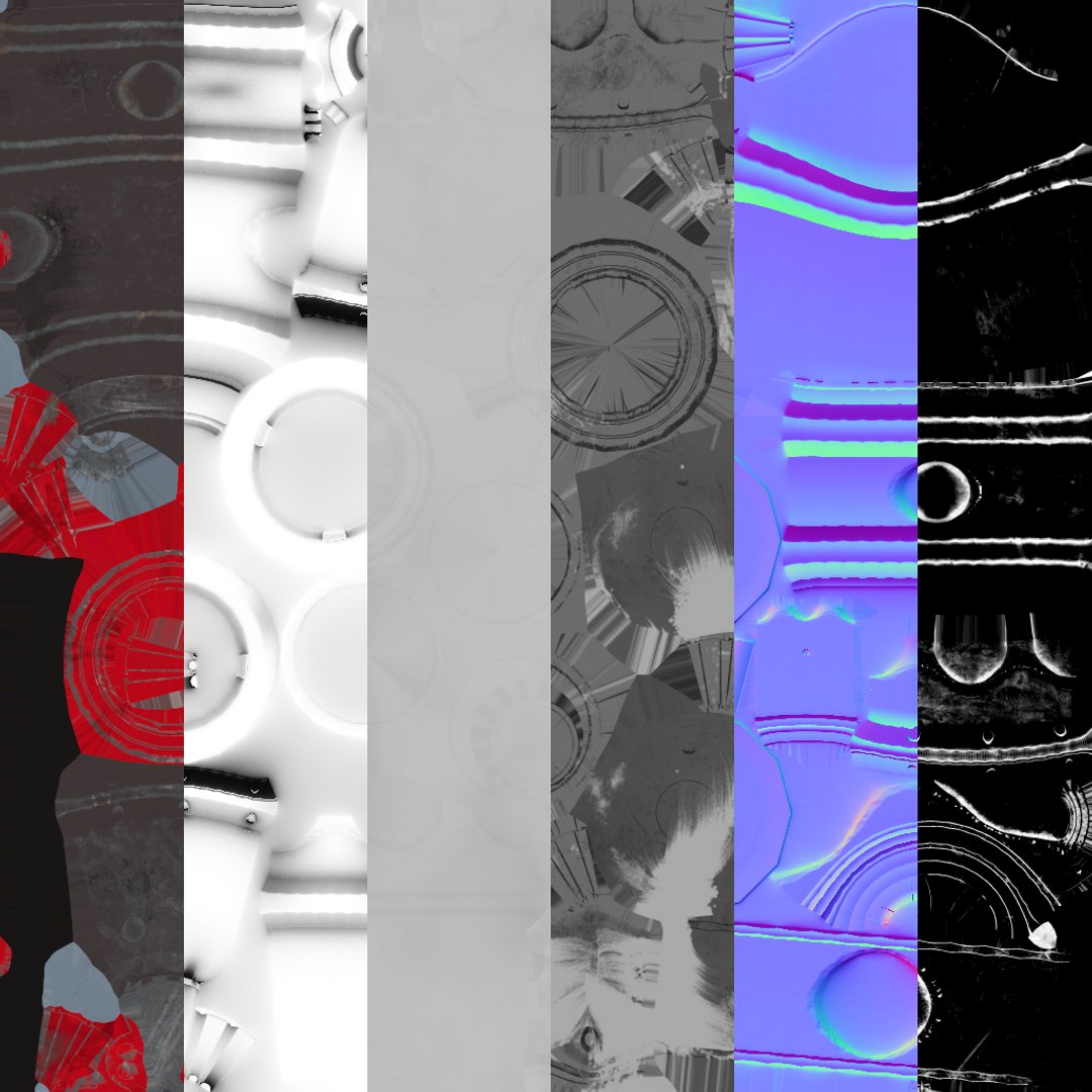 3d ma pbr industrial wellhead valve