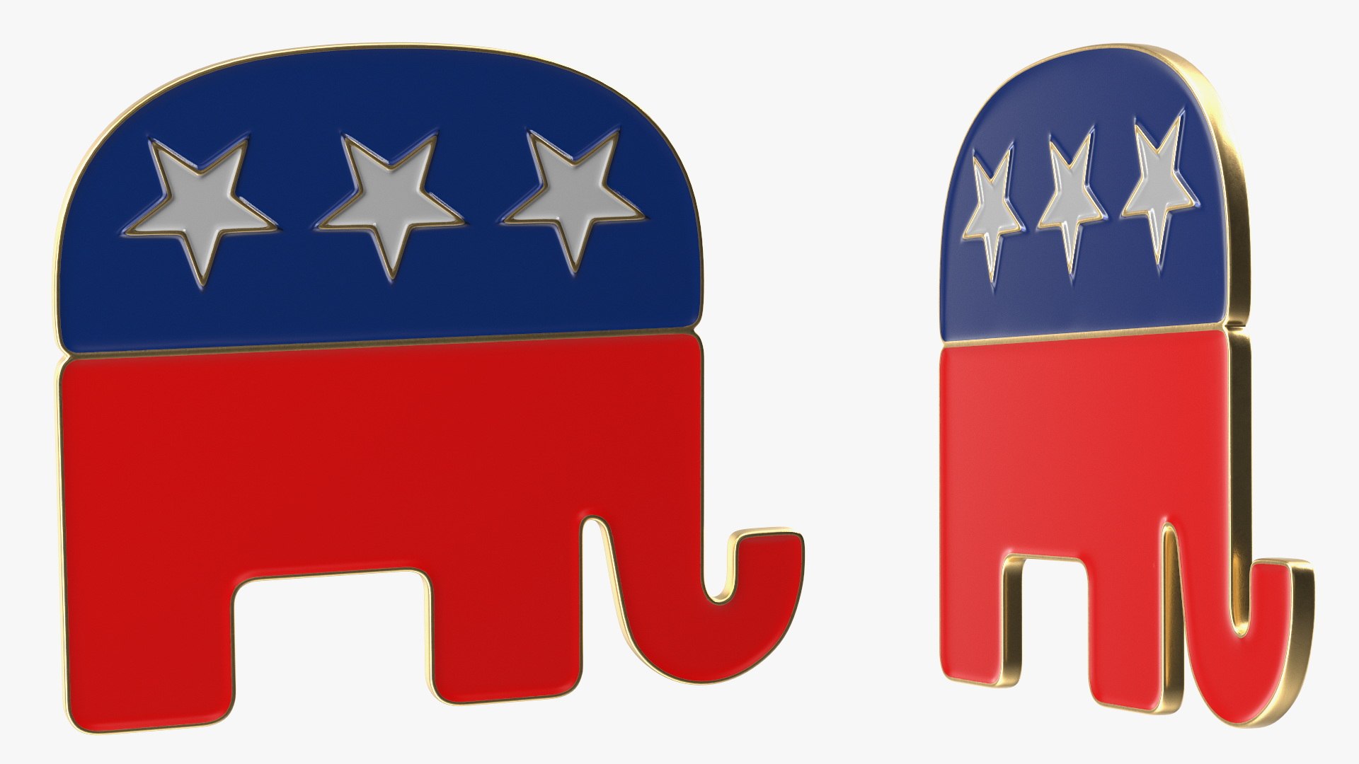 3D Republican Party Elephant Symbol Model - TurboSquid 2318962