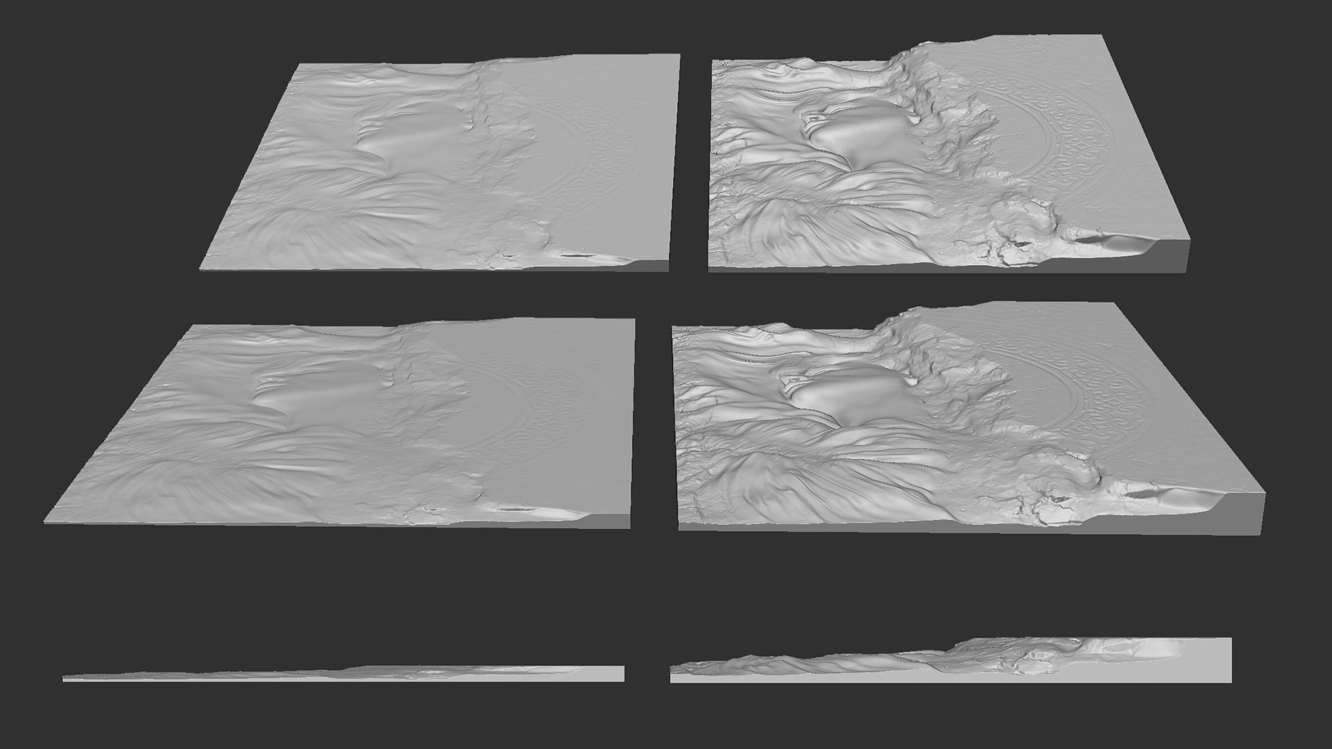 Woman bas relief wall decor 3D model - TurboSquid 2123336