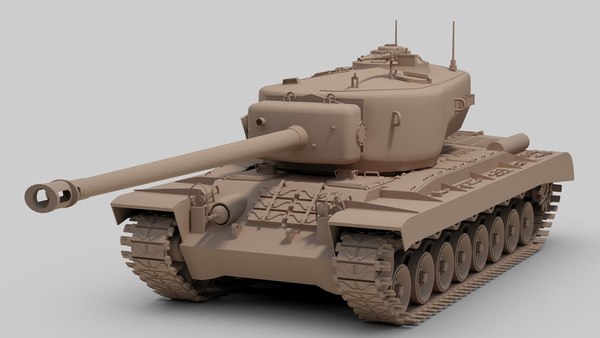 3D T29 Heavy Tank model - TurboSquid 1746996