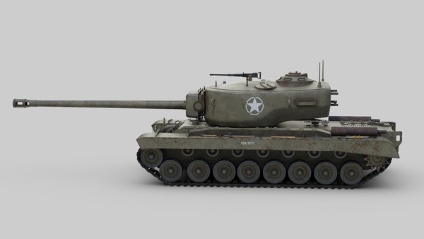 3D T29 Heavy Tank model - TurboSquid 1746996