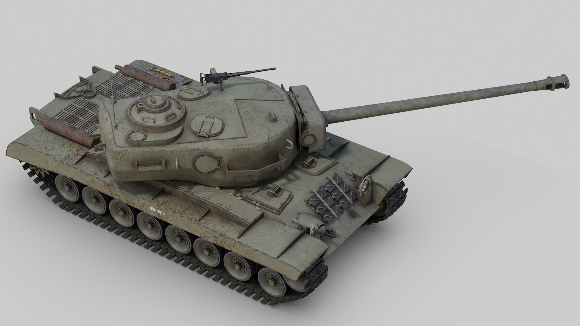 3D T29 Heavy Tank Model - TurboSquid 1746996