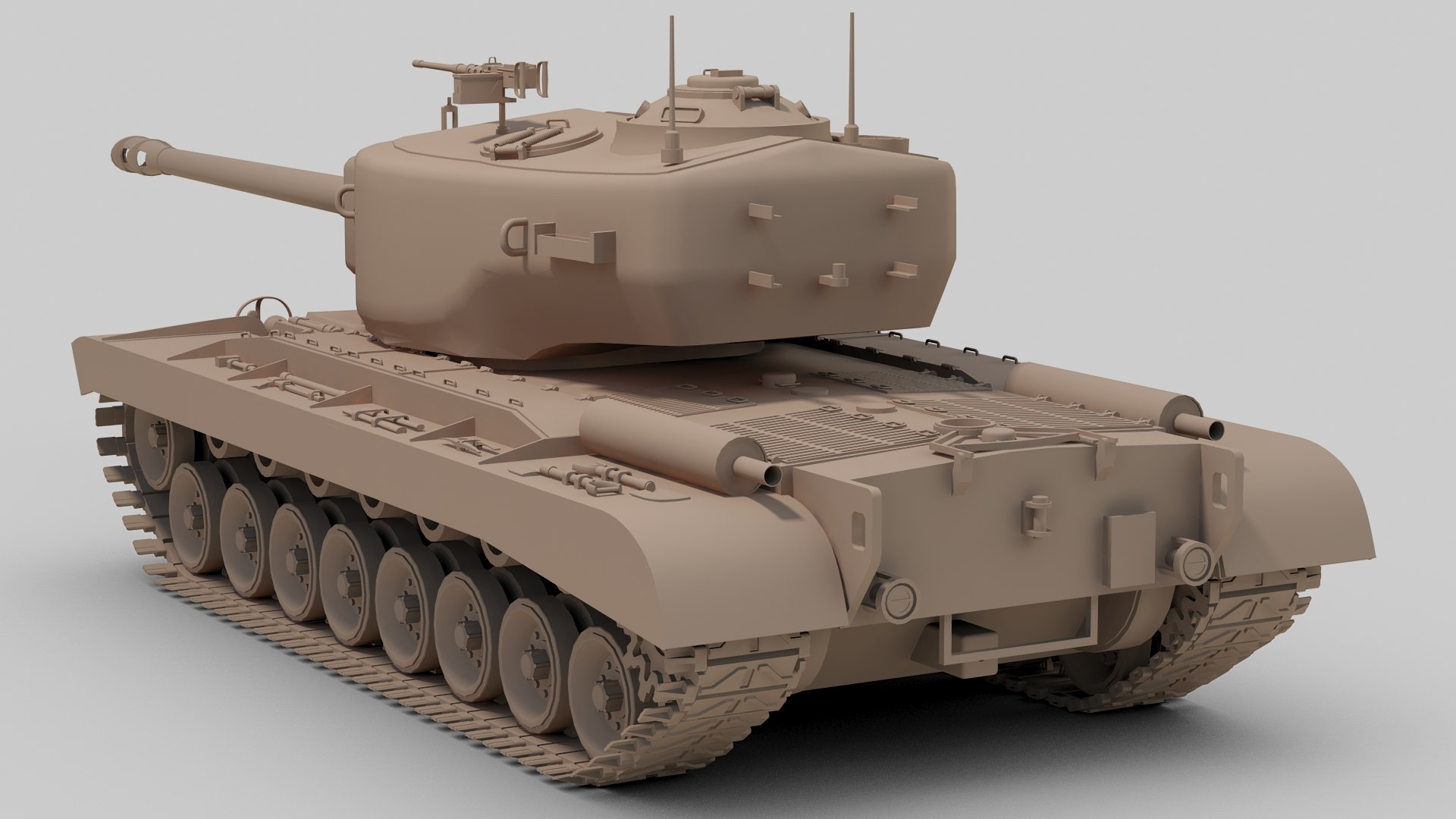 3D T29 Heavy Tank Model - TurboSquid 1746996