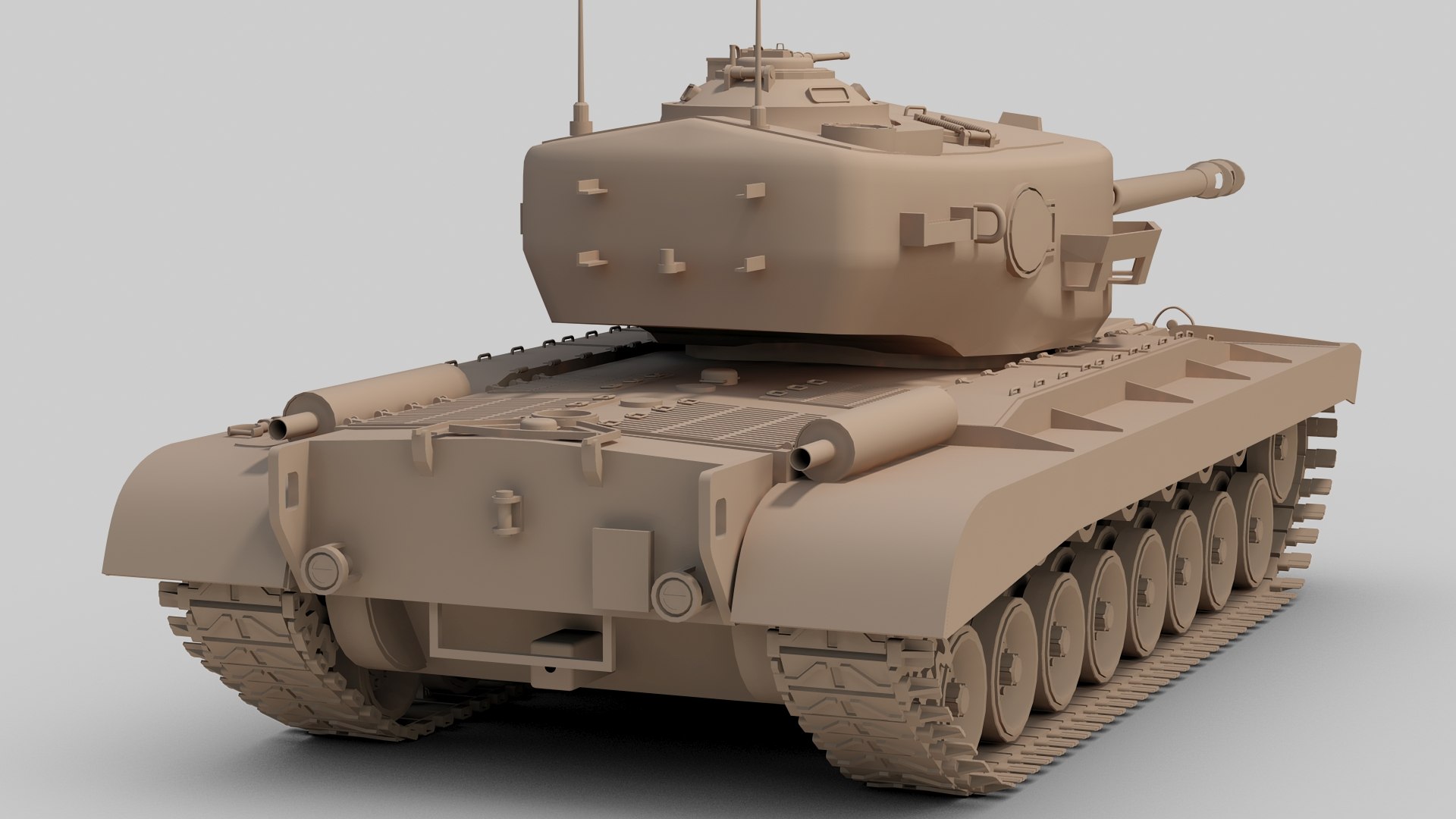 3D T29 Heavy Tank Model - TurboSquid 1746996