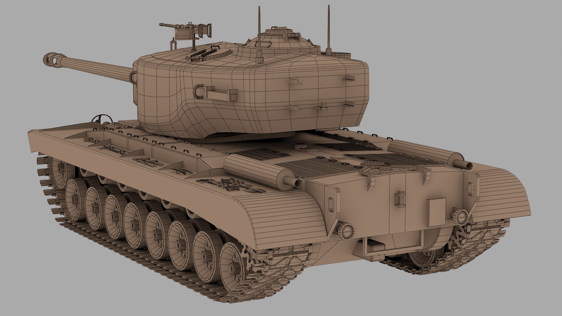 3D T29 Heavy Tank Model - TurboSquid 1746996