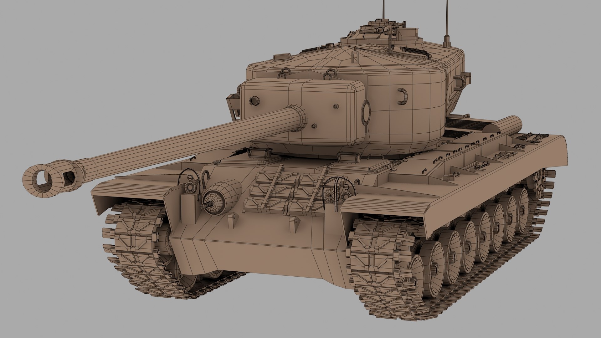 3D T29 Heavy Tank Model - TurboSquid 1746996