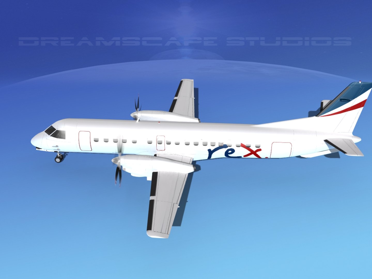 3D Cockpit Saab 2000 Model - TurboSquid 1208700