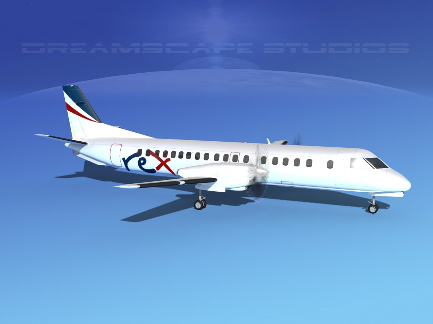 3D Cockpit Saab 2000 Model - TurboSquid 1208700