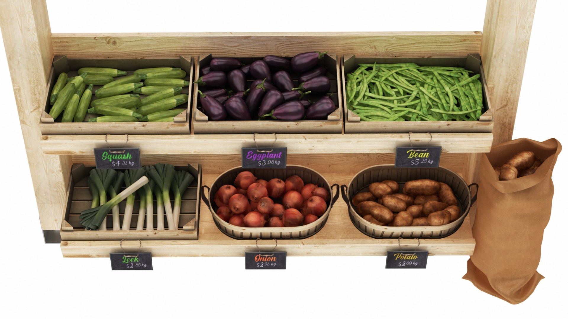 Fruit display 3 3D model - TurboSquid 1550301