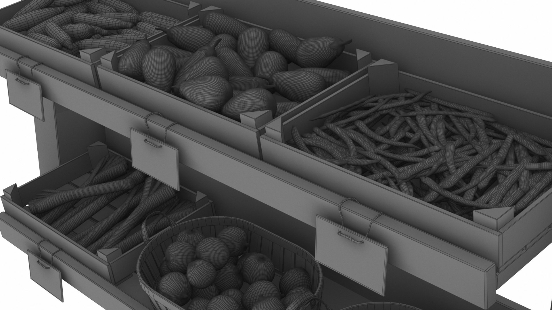 Fruit display 3 3D model - TurboSquid 1550301