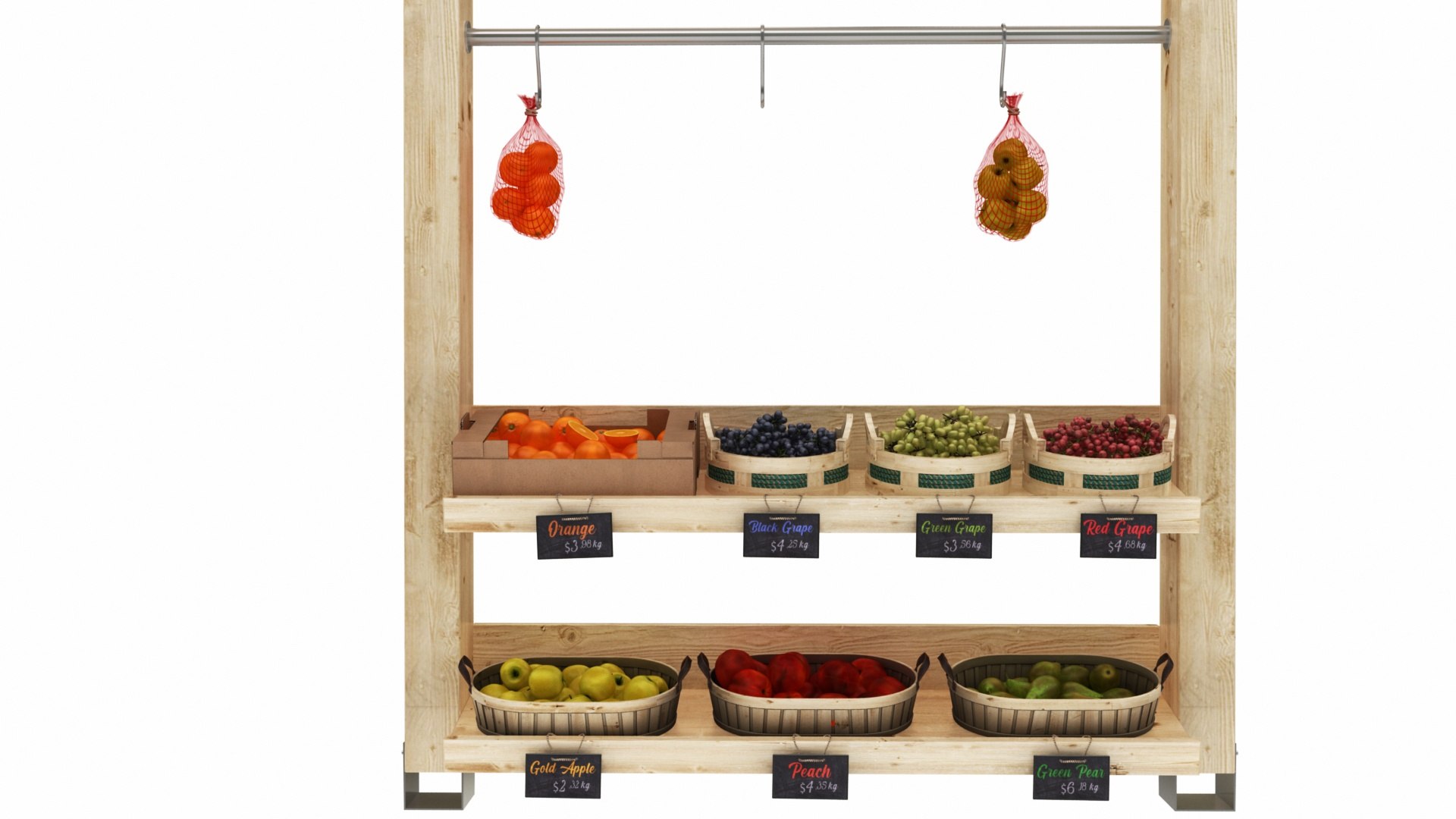 Fruit display 3 3D model - TurboSquid 1550301