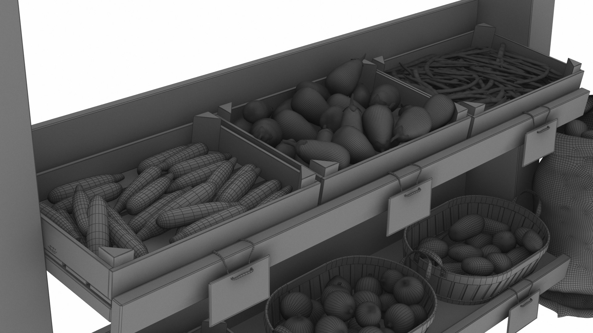 Fruit display 3 3D model - TurboSquid 1550301
