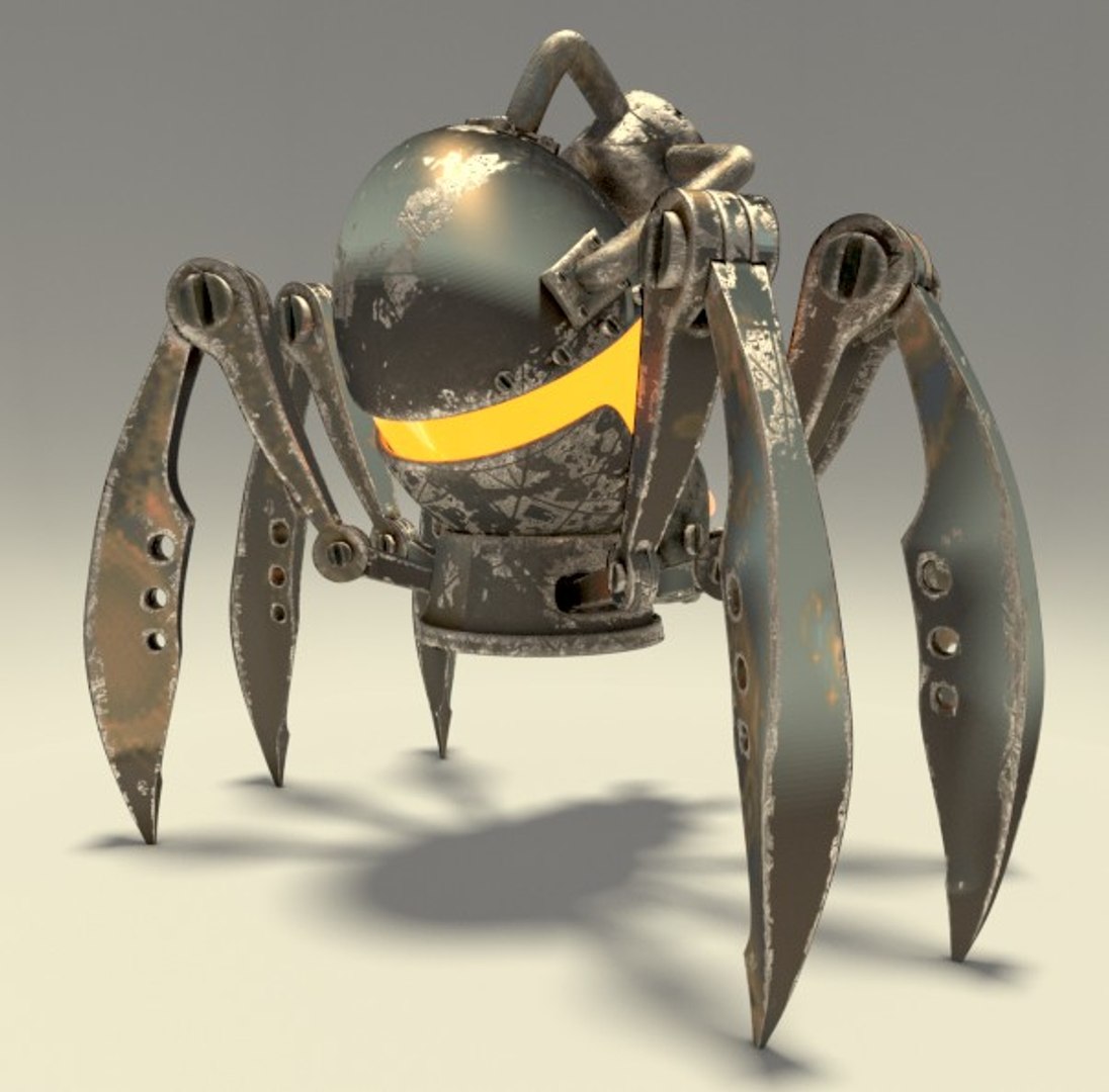 Mechanical Spider 3d Model