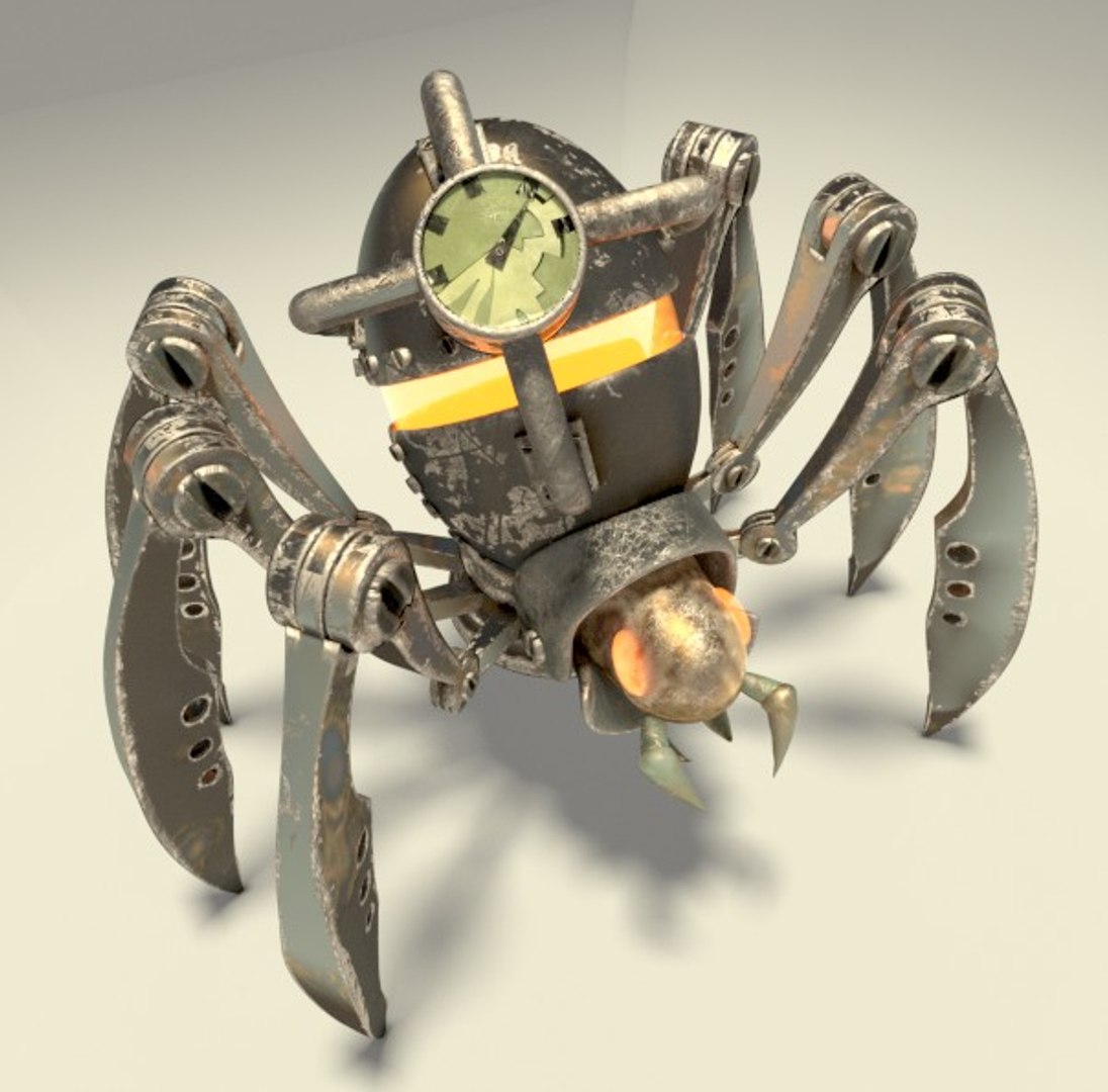 Mechanical Spider 3d Model