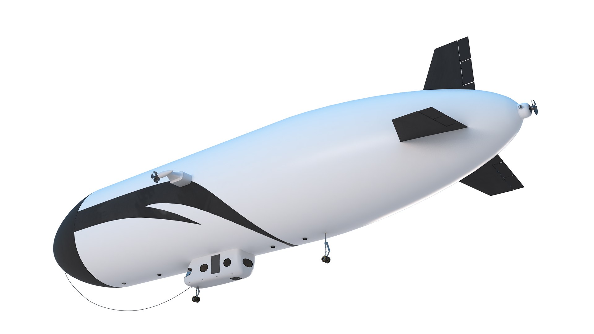 3D Zeppelin Air Balloon - TurboSquid 1656815