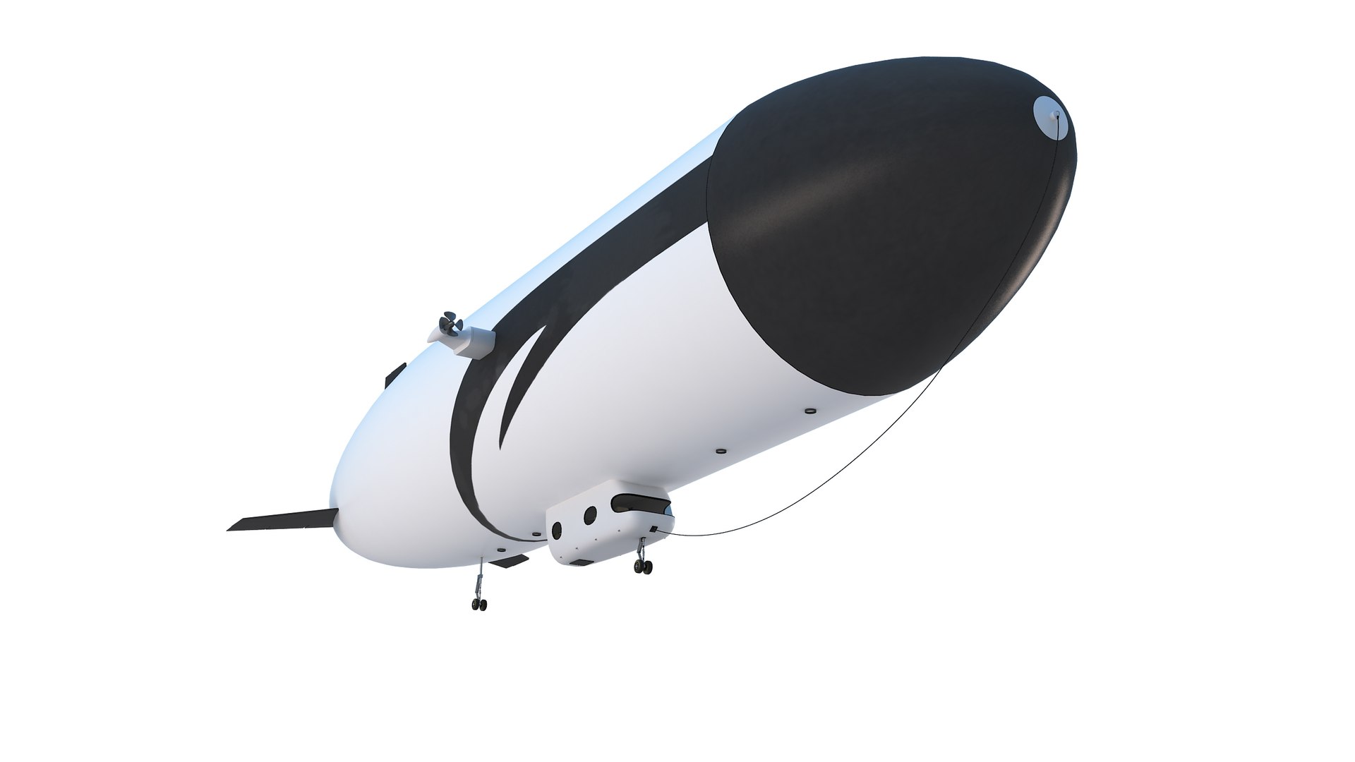 3D Zeppelin Air Balloon - TurboSquid 1656815