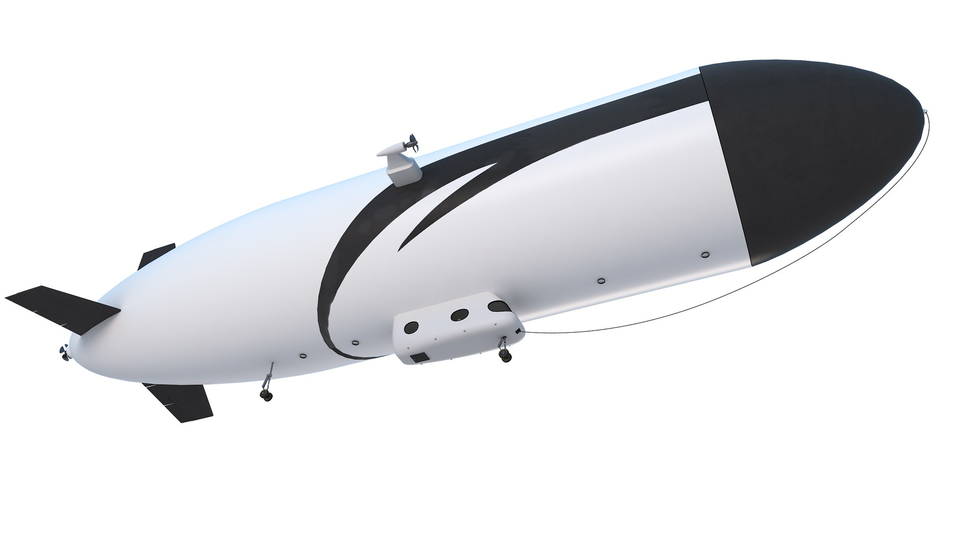 3D Zeppelin Air Balloon - TurboSquid 1656815